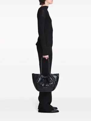 Proenza Schouler Ruched Leather Tote Bag - Black