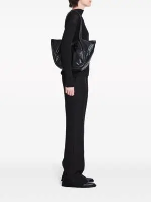 Proenza Schouler Ruched Leather Tote Bag - Black