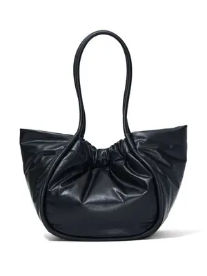 Proenza Schouler Ruched Leather Tote Bag - Black