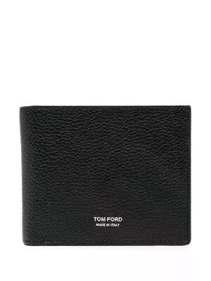TOM FORD T Icon Bi-fold Wallet - Black