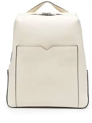 VALEXTRA Grained-leather Backpack