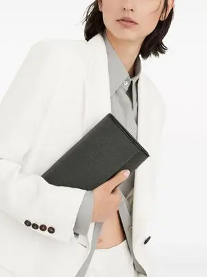 Brunello Cucinelli Monili Chain Clutch - Grey