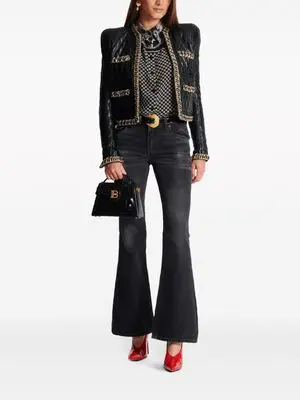 Balmain Paisley-print Silk Shirt