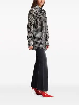 Balmain Paisley-print Silk Shirt