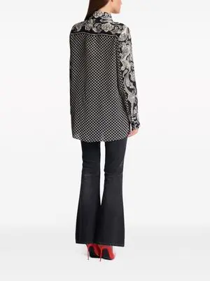 Balmain Paisley-print Silk Shirt