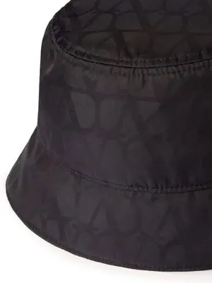 Valentino Garavani Toile Iconographe Reversible Bucket Hat - Black