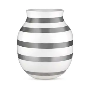 ROSENDAHL Kahler Omaggio Vase - Silver
