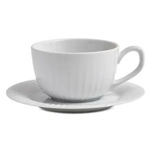 ROSENDAHL Kahler Hammershoi Coffee Cup And Saucer - White