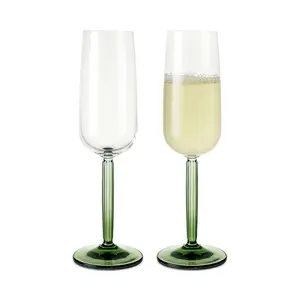 ROSENDAHL Kahler Hammershoi Champagne Glass, Set Of 2 - Green