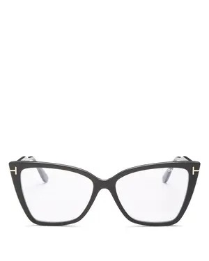 TOM FORD Butterfly Blue Light Glasses, 55mm