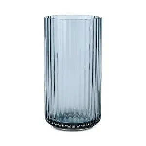 ROSENDAHL Lyngby Vase, Mouth Blown Glass - Blue