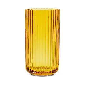 ROSENDAHL Lyngby Vase, Mouth Blown Glass - Yellow