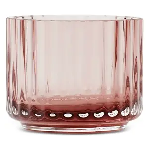 ROSENDAHL Lyngby Porcelain Glass Tealight Holder Red