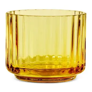 Rosendahl Lyngby Porcelain Glass Tealight Holder - Yellow