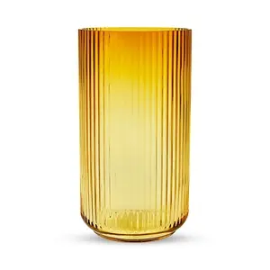 ROSENDAHL Lyngby Vase, Mouth Blown Glass - Yellow