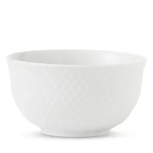 ROSENDAHL Lyngby Porcelain Rhombe Bowl - White