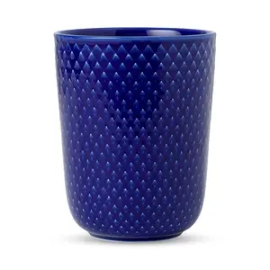 ROSENDAHL Lyngby Porcelain Rhombe Color Mug - Dark Blue