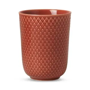 ROSENDAHL Lyngby Porcelain Rhombe Color Mug - Red