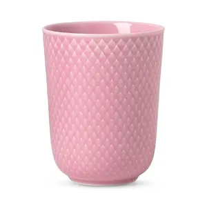 ROSENDAHL Lyngby Porcelain Rhombe Color Mug - Rose