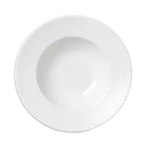 ROSENDAHL Lyngby Porcelain Rhombe Soup Plate - White