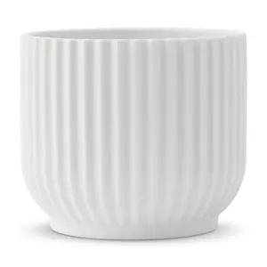 ROSENDAHL Lyngby Porcelain Flowerpot, Small - White