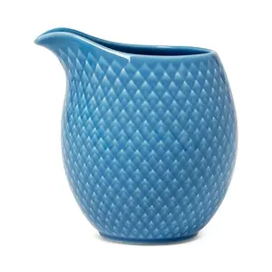 ROSENDAHL Lyngby Porcelain Rhombe Color Milk Jug - Blue