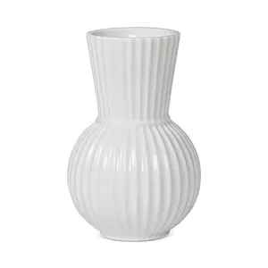 ROSENDAHL Lyngby Porcelain Tura Vase Porcelain - White
