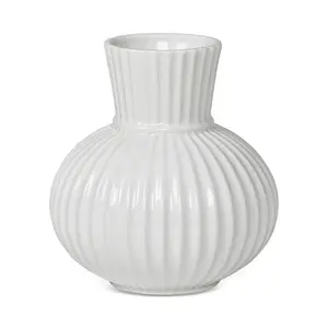 ROSENDAHL Lyngby Porcelain Tura Vase Porcelain - White