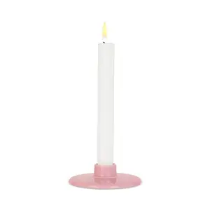 Rosendahl Lyngby Porcelain Rhombe Color Candle Holder - Rose