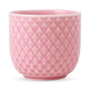 ROSENDAHL Lyngby Porcelain Rhombe Color Egg Cup - Rose