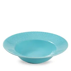 ROSENDAHL Lyngby Porcelain Rhombe Color Soup Bowl, Turquoise - Blue