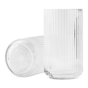 ROSENDAHL Lyngby Vase Mouth Blown Glass - Clear