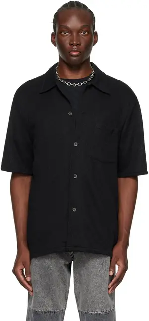 Our Legacy OUR LEGACY Black Box Shirt - Black Boucle