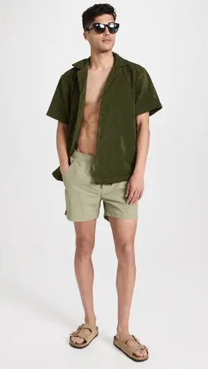 Oas Nylon Swim Shorts 5 - Green