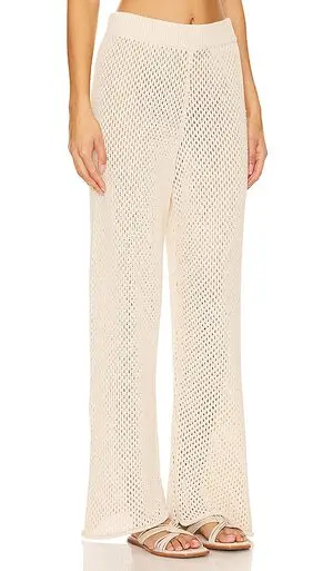 Onia Crochet Wide Leg Pant