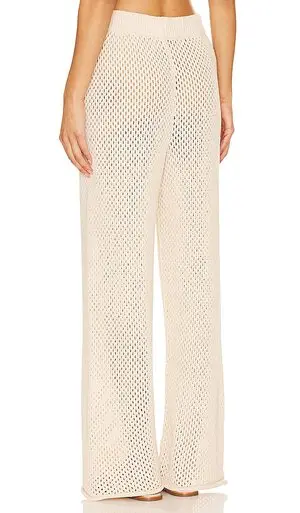 Onia Crochet Wide Leg Pant