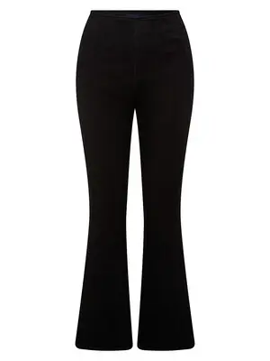 Veronica Beard Women's Sana Flare Jeans - Onyx  - Onyx
