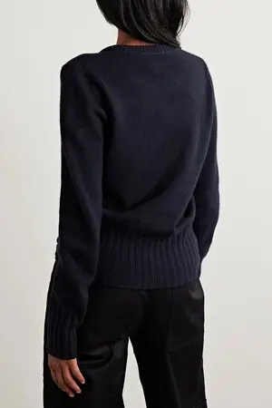 ALLUDE Net Sustain Cashmere Sweater