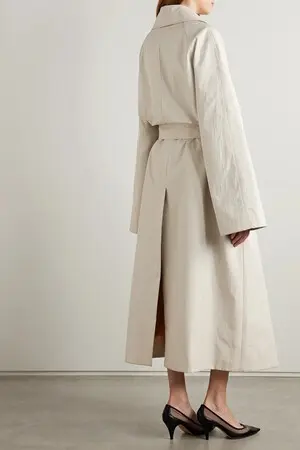 Khaite Minnie Cotton-blend Twill Trench Coat
