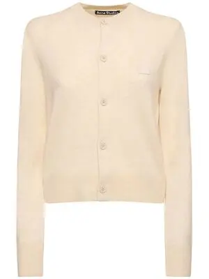 Acne Studios Keny Yak Wool Knit Cardigan