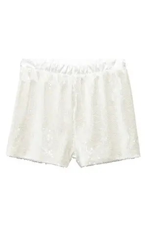Mango Sequin Fitted Shorts