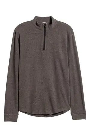 SWANNIES Emery Quarter-zip Golf Pullover - Charcoal