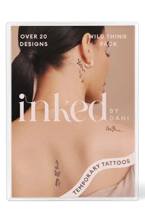 INKED BY DANI Wild Thing Temporary Tattoos