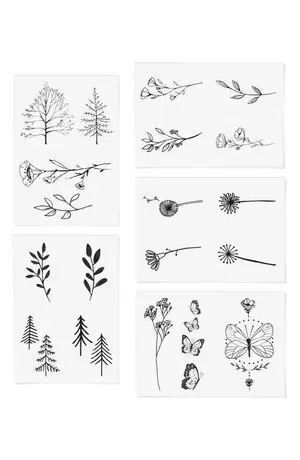 INKED BY DANI Wild Thing Temporary Tattoos - Black