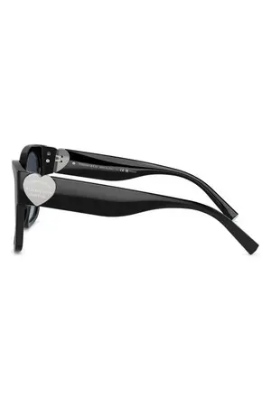 Tiffany & Co. 54mm Gradient Polarized Square Sunglasses - Black
