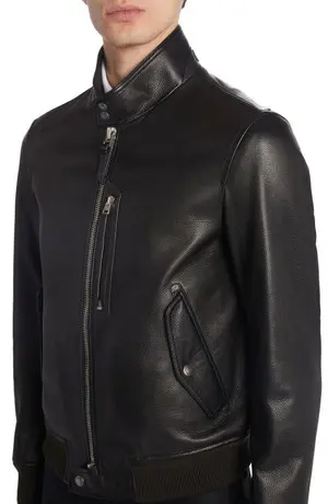 TOM FORD Harrington Leather Bomber Jacket