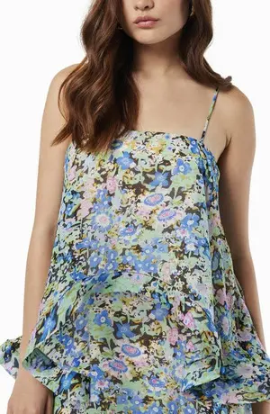 ELLIATT Armani Floral Tiered Maxi Dress