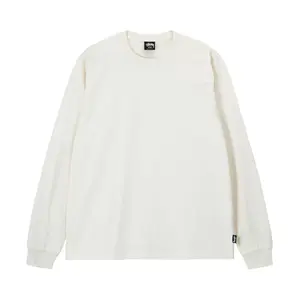 StÜssy Pigment Dyed Ls Crew 'natural - Cream