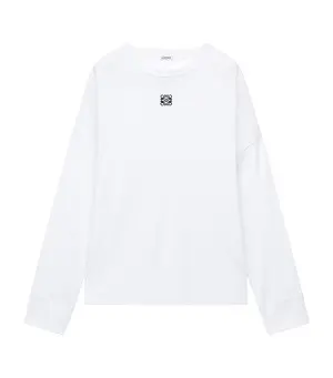 Loewe Long-sleeve Logo T-shirt - White
