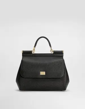 Dolce & Gabbana Large Sicily Handbag - Black